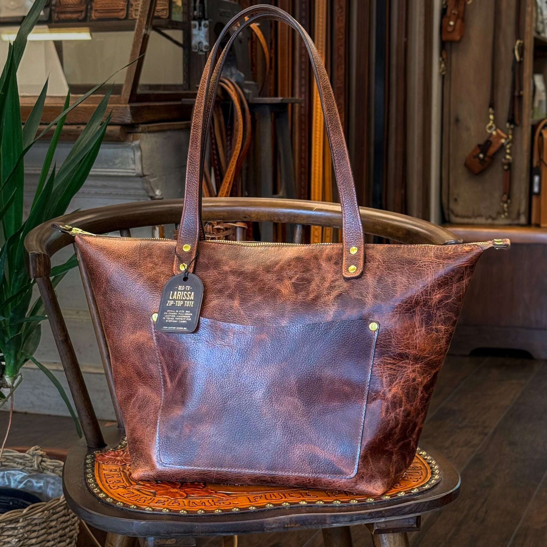 Premium leather goods made by hand in the heart of Texas.