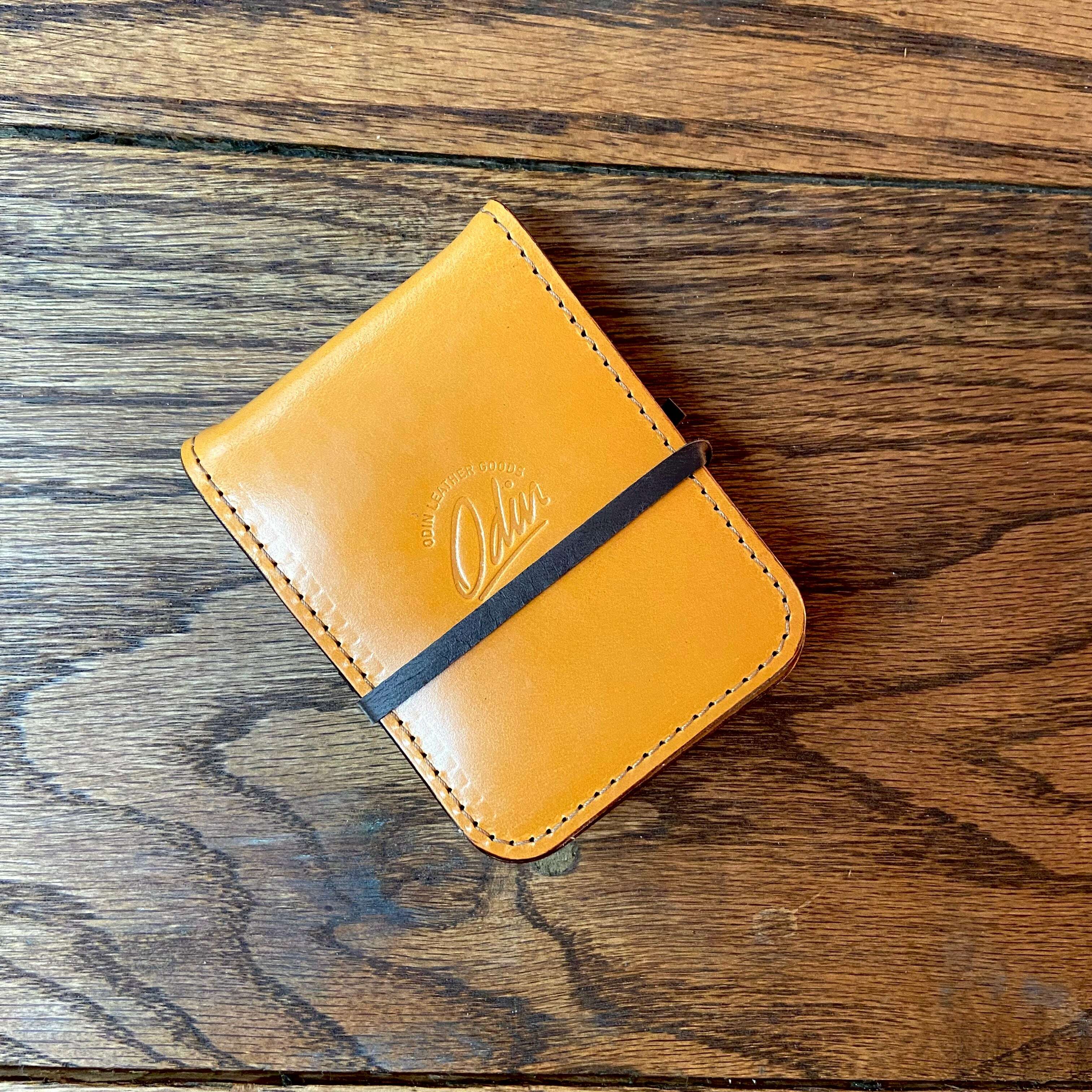 James Bi-Fold Card Wallet w/ Cash Clip – Odin Leather Goods