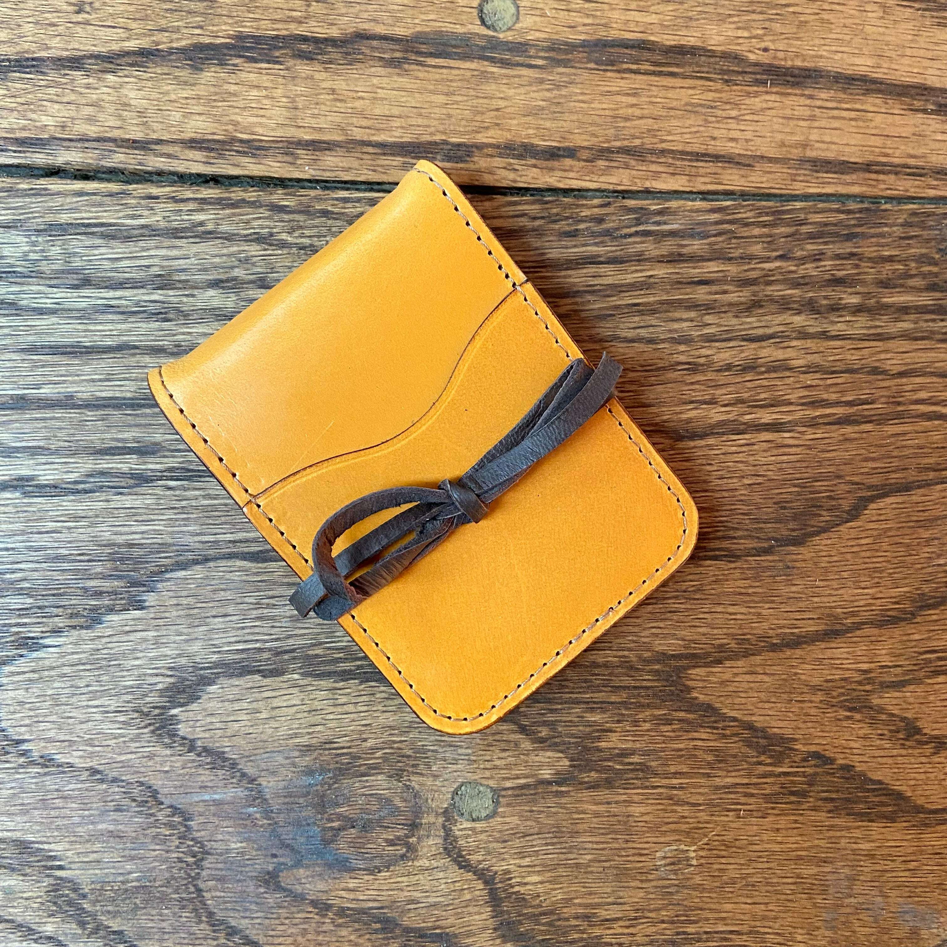 James Bi-Fold Card Wallet w/ Cash Clip – Odin Leather Goods